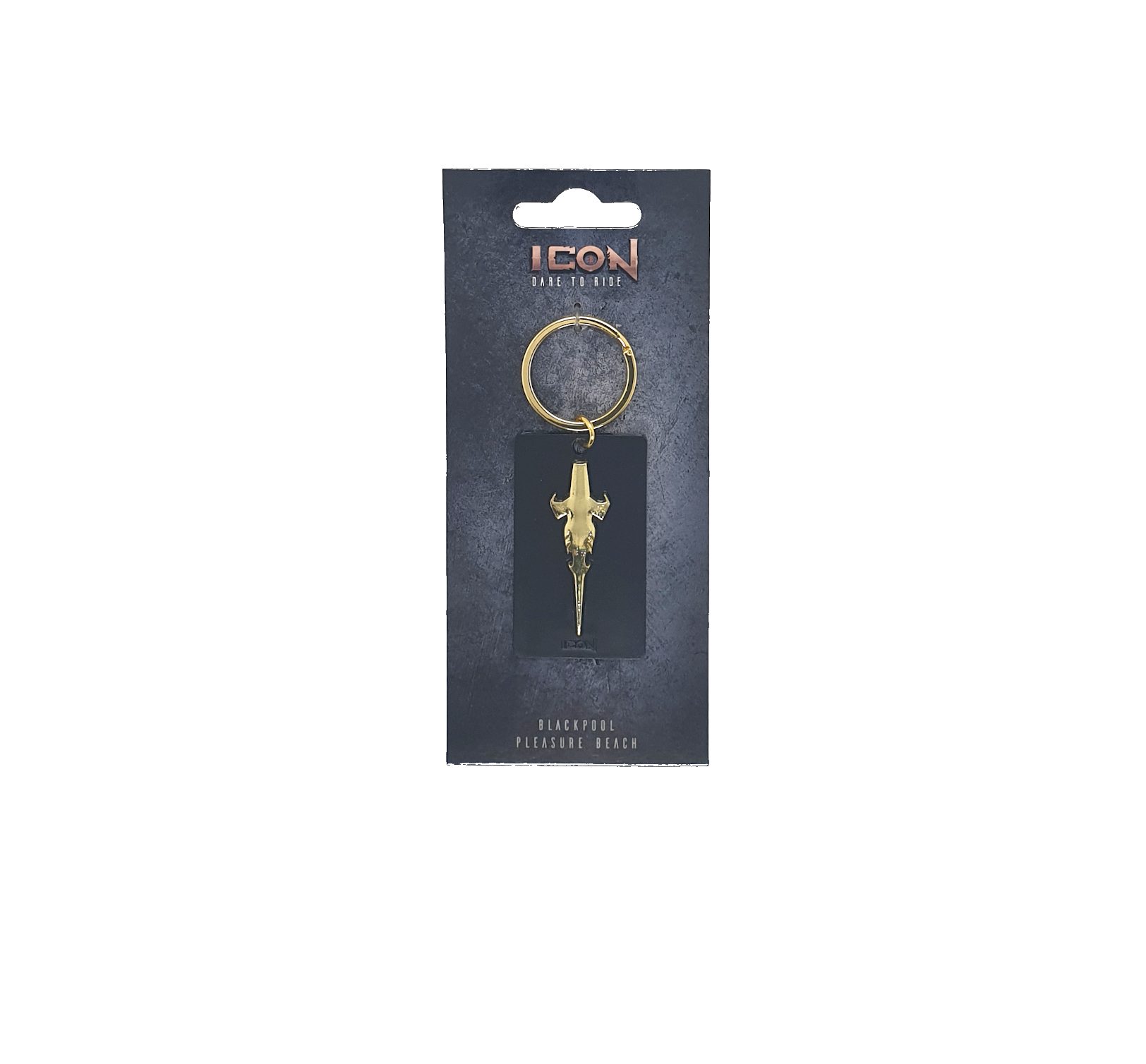 ICON Dagger Keyring Black Profile – Pleasure Beach Resort Retail Shop